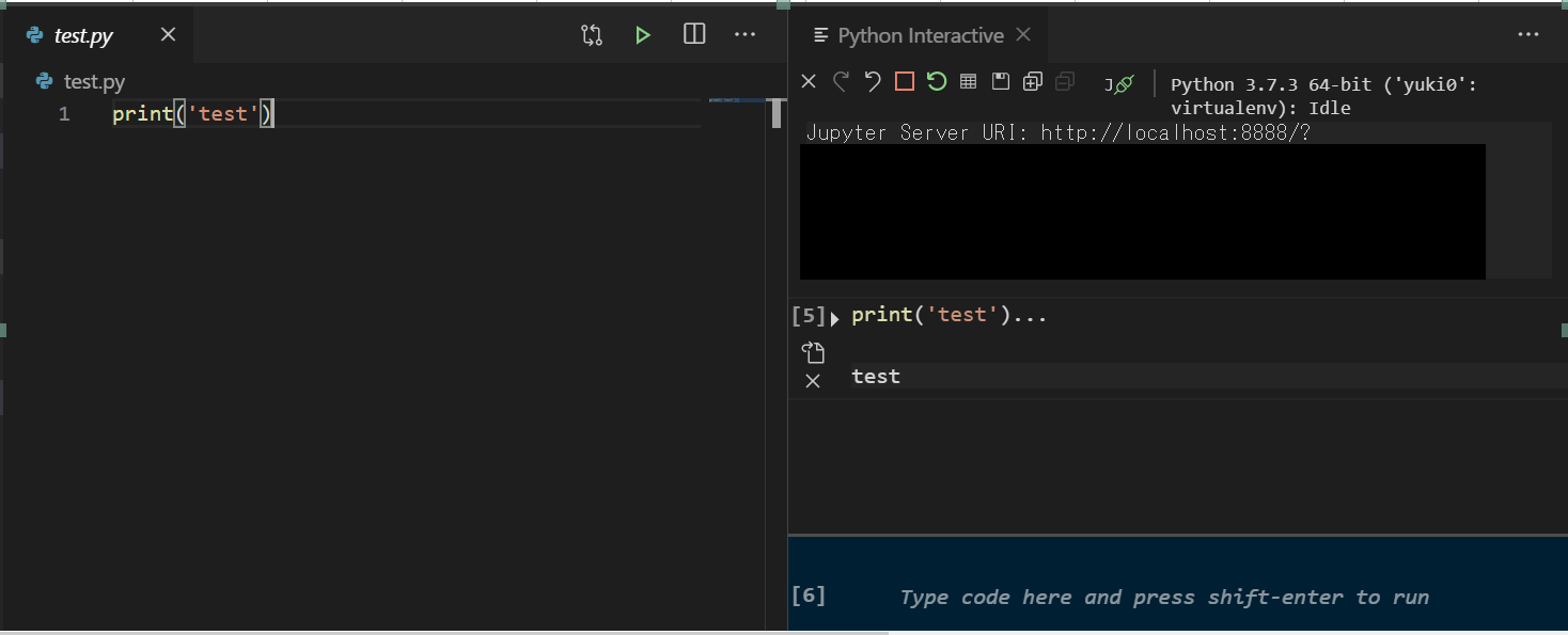 VS Codeからpython interactive (notebook)を開いて実行する方法 – Obenkyolab