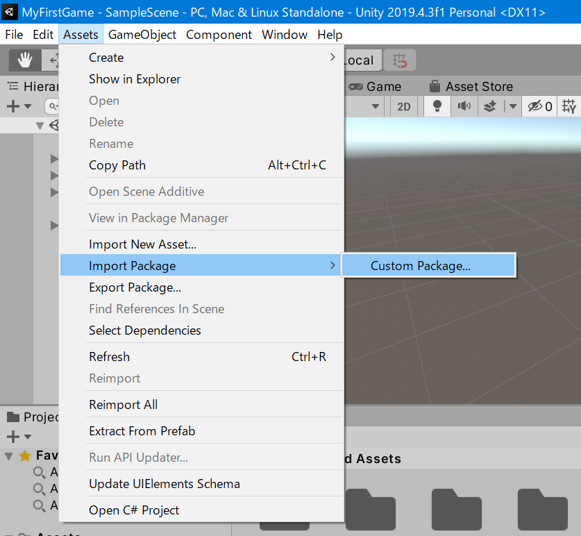 【Unity】 Standard Assetsのダウンロードとインポート – Obenkyolab