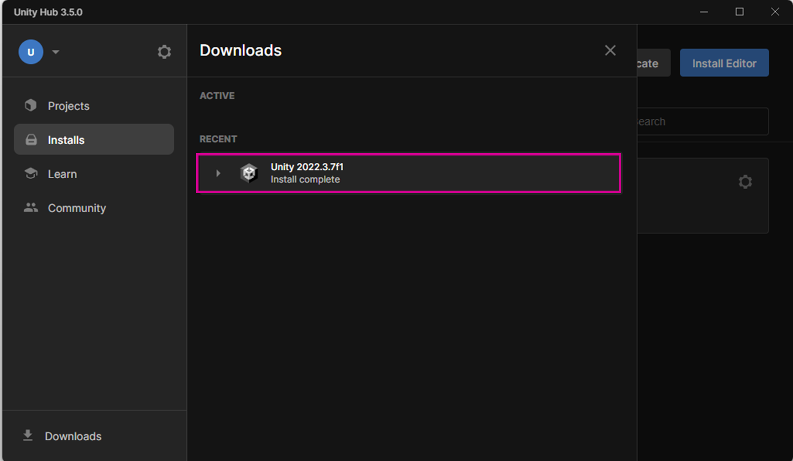 Windows11にUnityをインストールして立ち上げまで – Obenkyolab