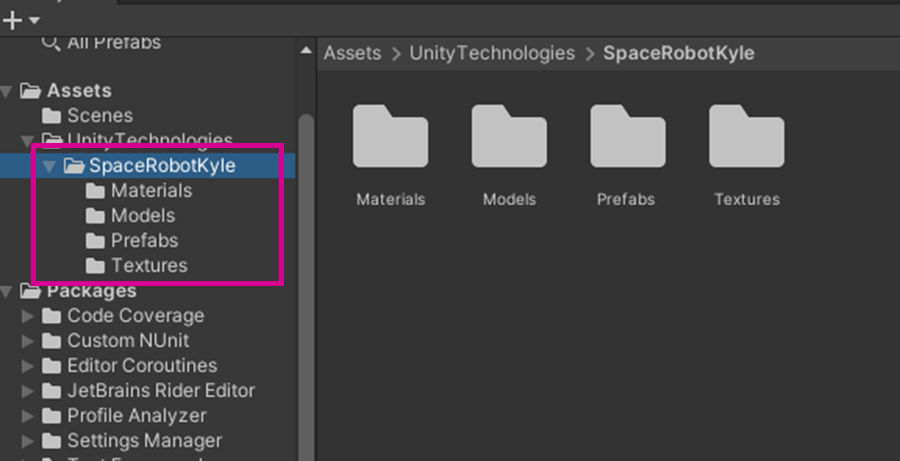 【Unity 】キャラクター（Robot Kyle）の配置 – Obenkyolab