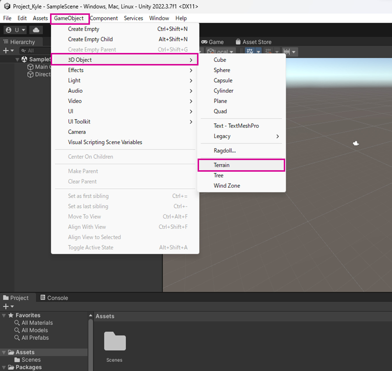 【Unity 】キャラクター（Robot Kyle）の配置 – Obenkyolab